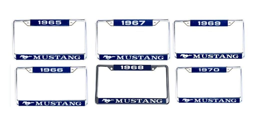 1965 Ford Mustang License Plate Frame - American Car Partner